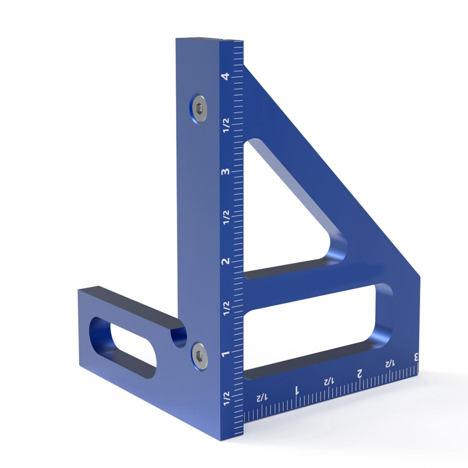 Multi-Angle Measuring Triangle Ruler, 45/90 Degree Angle Gauge ...