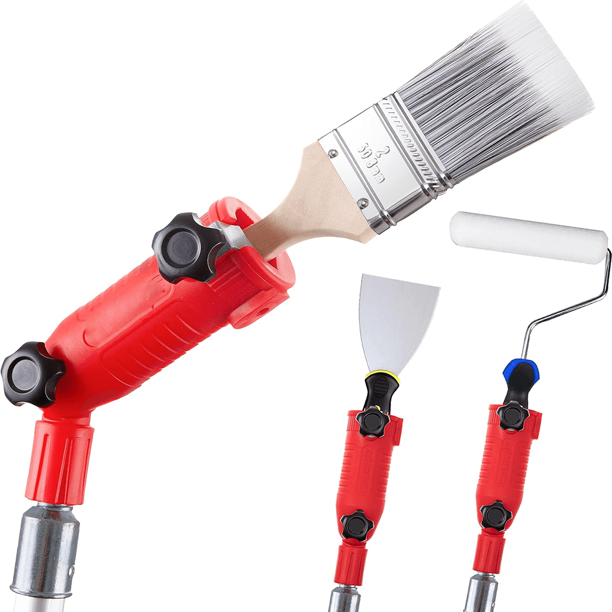 Multi-Angle Paint Brush Extender Paint Edger Tool for High Ceilings ...