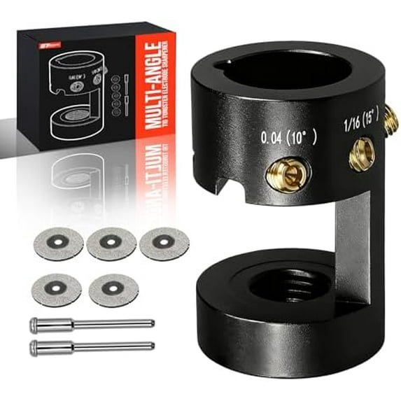 Multi-Angle TIG Tungsten Electrode Sharpener & Grinder Head with 4 Cut ...