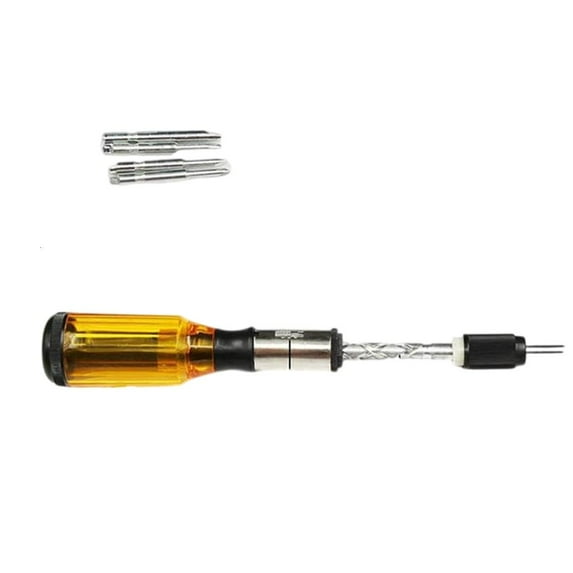 Multi Bit Push Pull Screwdriver Semi Automatic Ratchet Screwdriver with ...