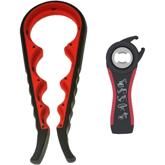 Multi Bottle Opener, (4 in 1 + 5 in 1 Set) Jar Opener for Seniors with ...