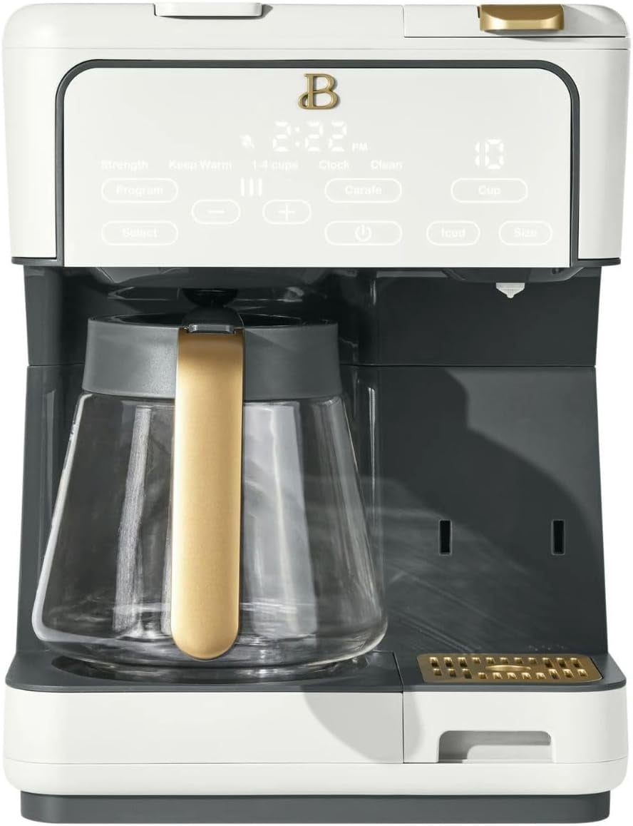 Multi-Brew Coffee Maker – 12-Cup Carafe & Single-Serve Pod or Grounds ...