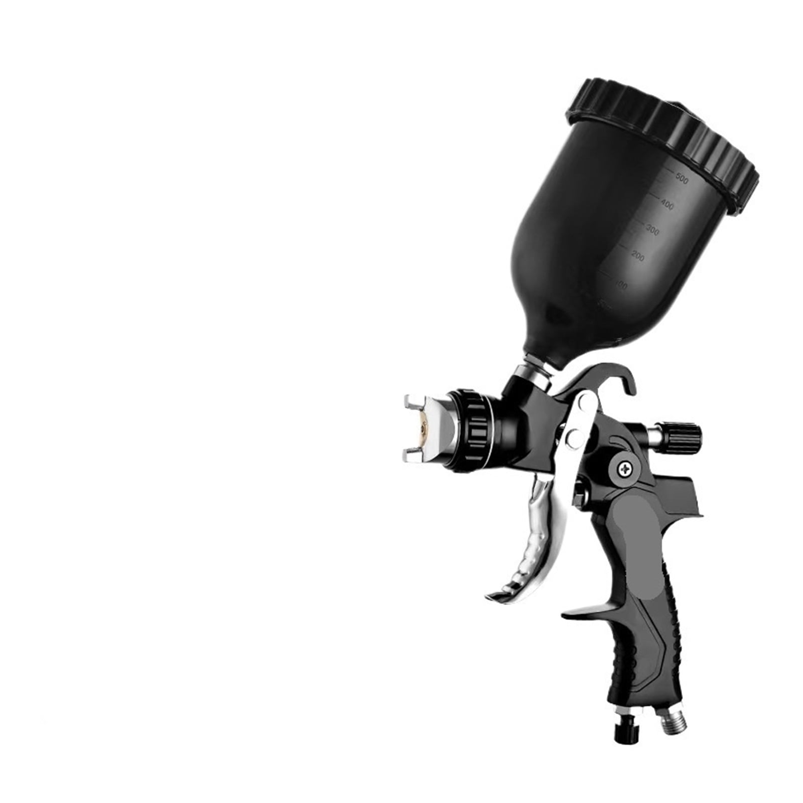 Multi Caliber Selection Spray Gun 1.3mm Steel Nozzle Gravity Spray ...