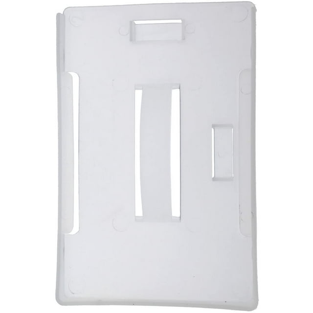 Multi Card Badge Holder - Lightweight, Semi-Hard Plastic Open Face Case ...