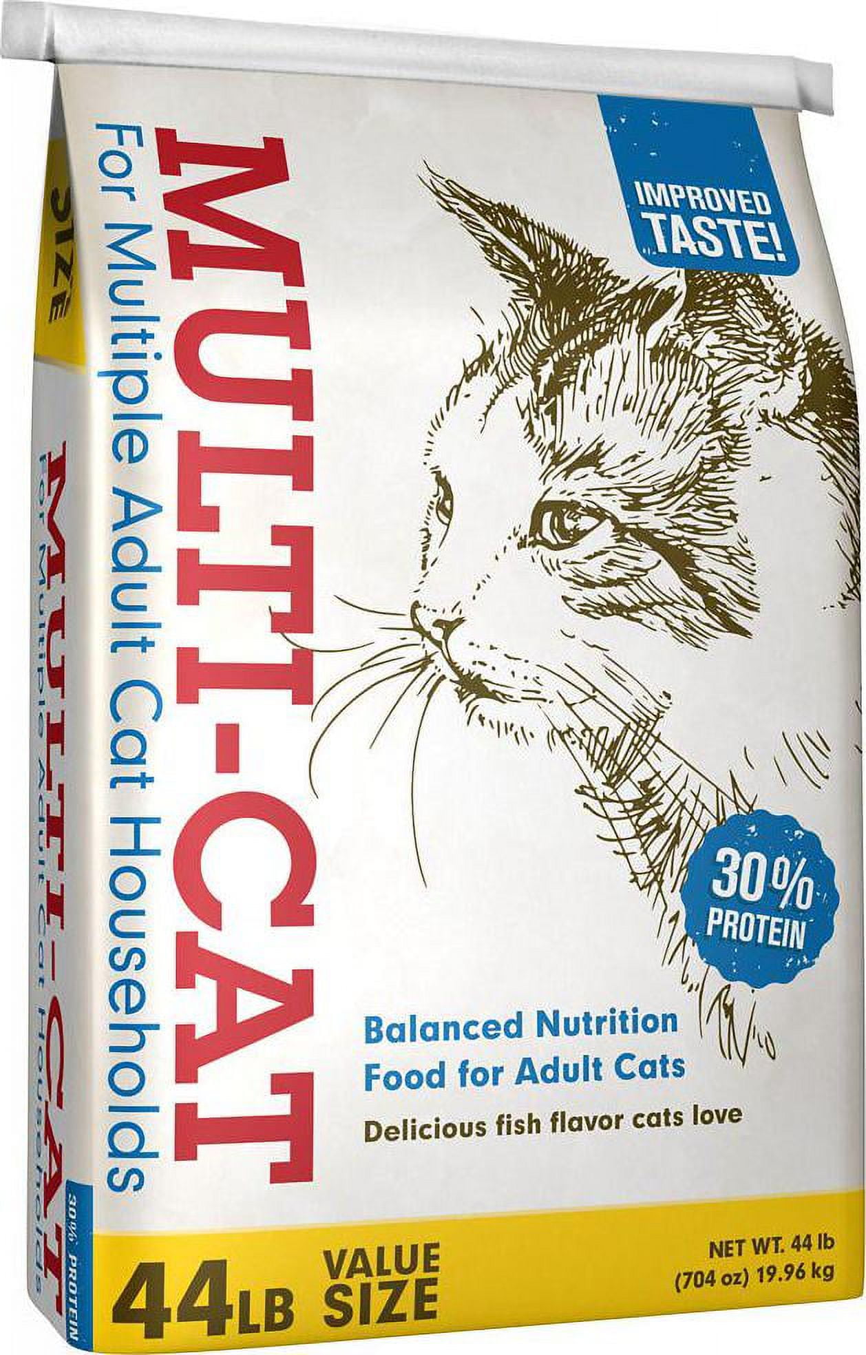 Multi-CatRed Collar Pet Foods Multi-Cat Adult Chicken and Fish Formula ...