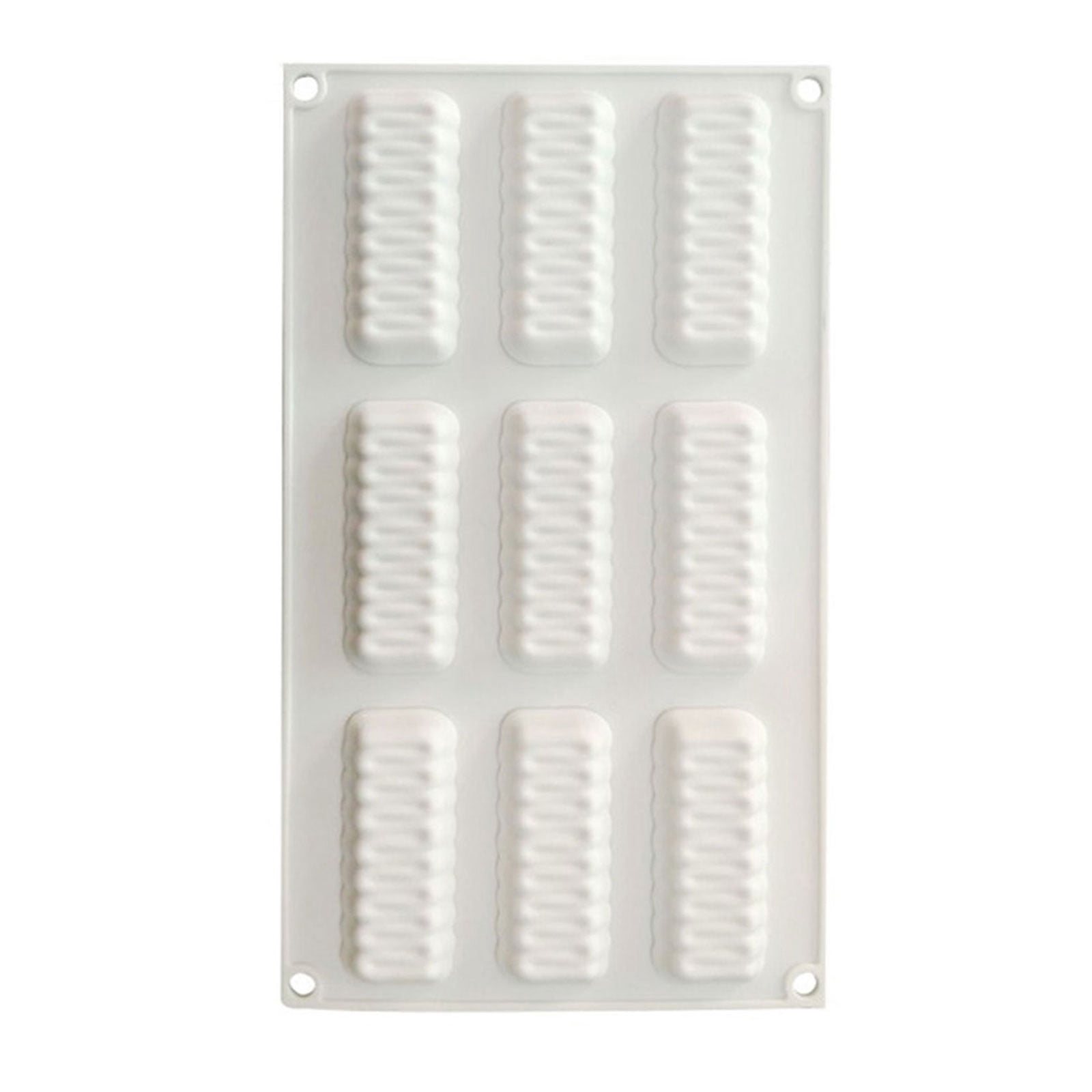 Multi Cavity Reusable Long Waved Shape Silicone Molds For Homemades ...