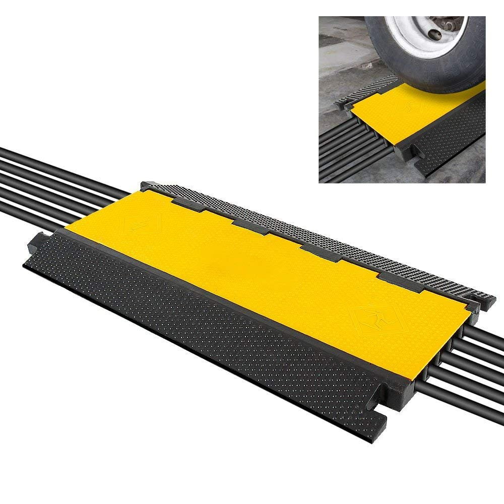 Multi-Channel Cable Protective Cover Ramp, Cord/Wire Concealment ...
