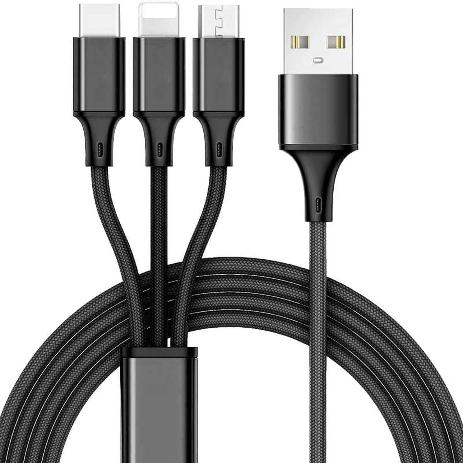 INNOTECH SC Multi Charging Cable, 4FT Braided 3 in 1 USB Cord ...