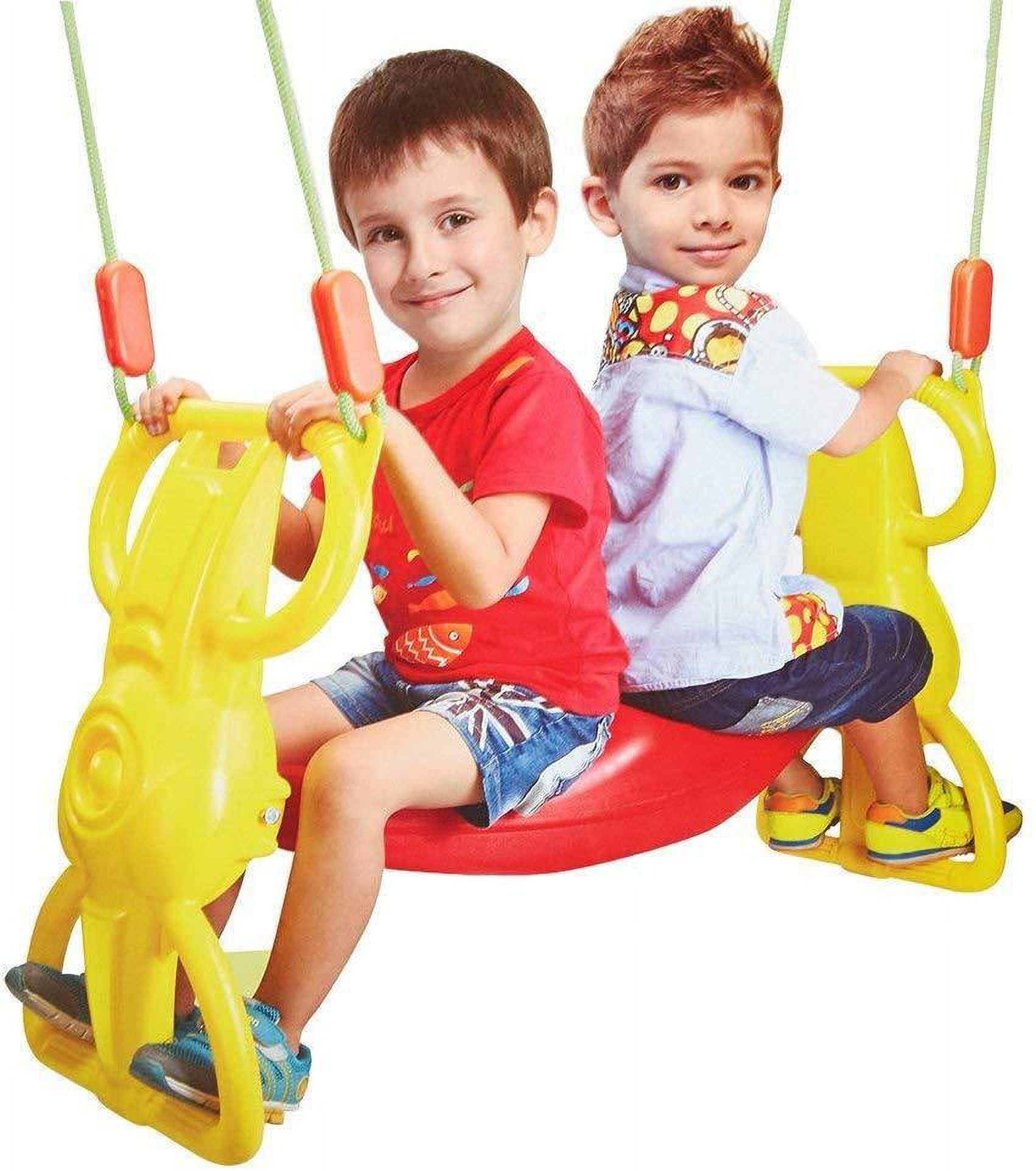 Multi-Child Swing Set Back to Back Rider Glider - Walmart.com