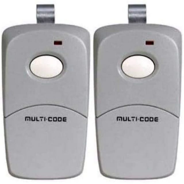 Multi-Code 3089 2-Pack Garage Gate Remote Control Door Opener, 1-Button ...