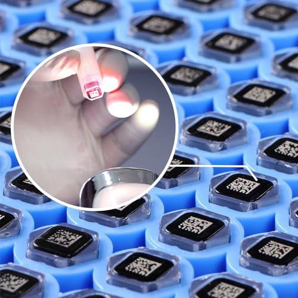 Multi-Coded Cryogenic Vials 2.0 ml, 1000 Pcs Sterile Cryotubes with ...