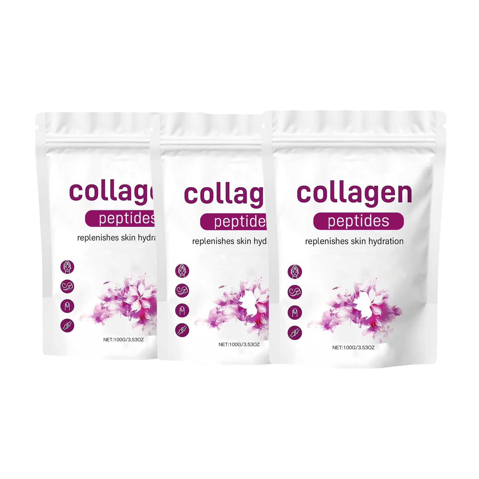 Multi Collagen Peptides, 40 Packets | Hydrolyzed Protein Peptides ...