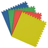 Multi-Color Assorted Interlocking Anti-Fatigue Puzzle Floor Tiles Mats ...