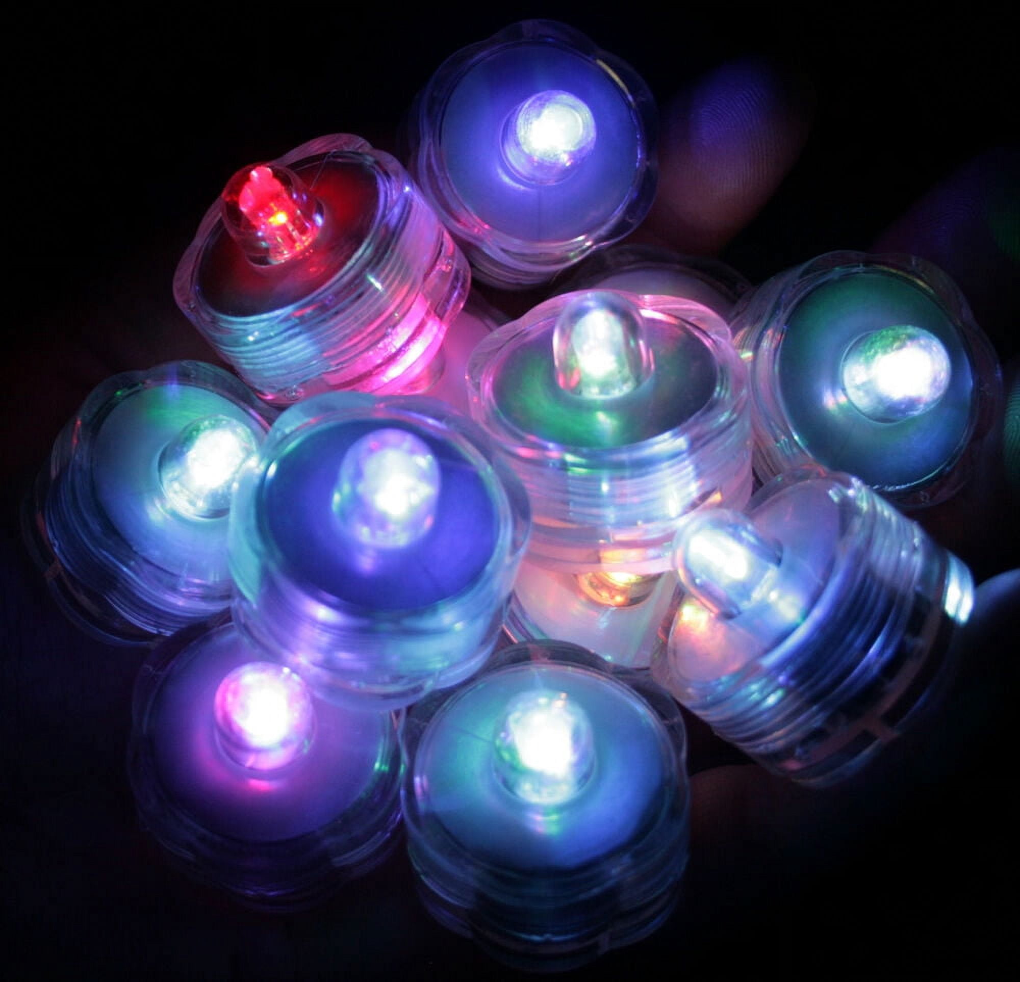 Multi-Color Changing LED very bright tealights, 10 - Candles Battery ...