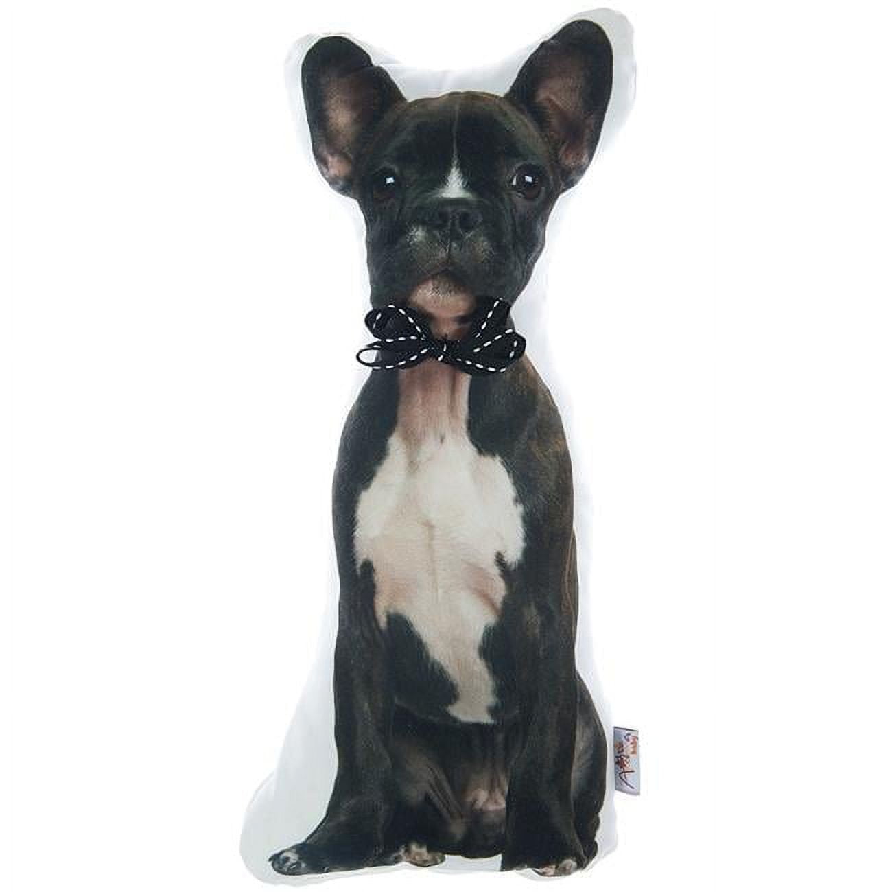 Multi Color French Bulldog Shape Filled Pillow, Animal Shaped Pillow ...