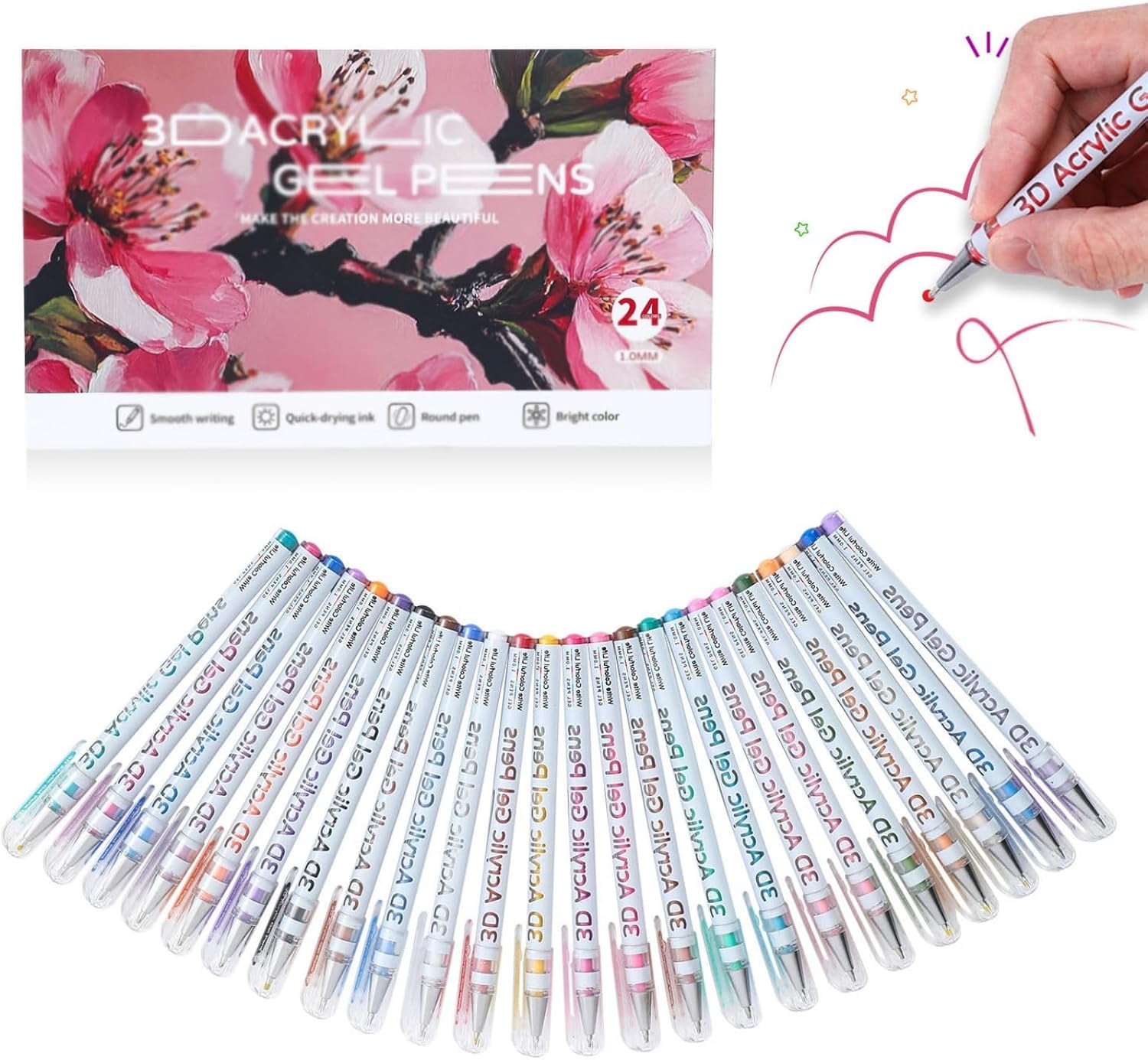 Multi-Color Gel Pen Set-Create, Color & Let Your Imagination Shine ...