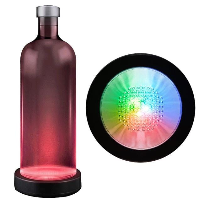 Multi Color LED Switch Activated Bottle Base Light Display Drink ...
