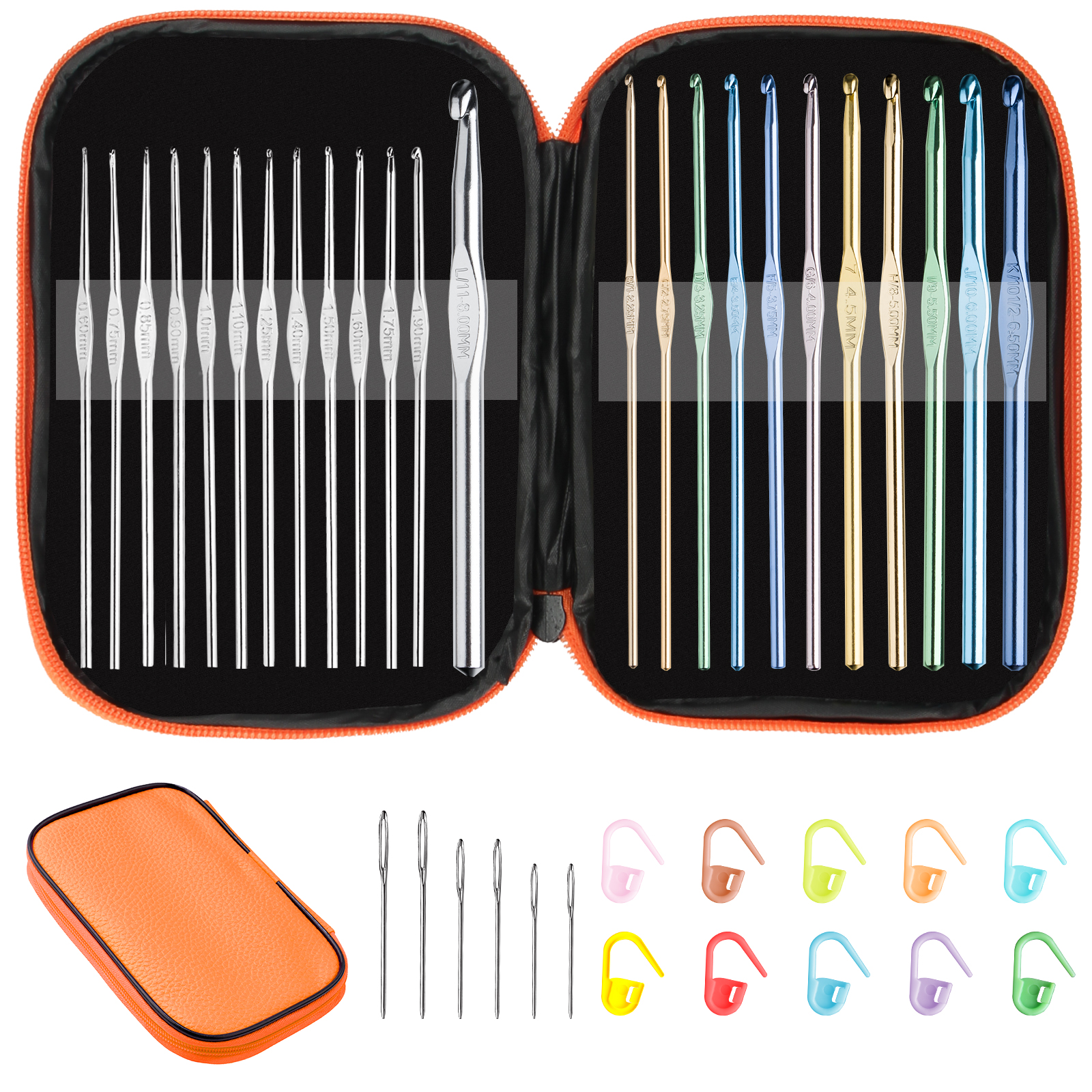 Boye Crochet Master Steel & Aluminum Crochet Hook Set - Walmart.com