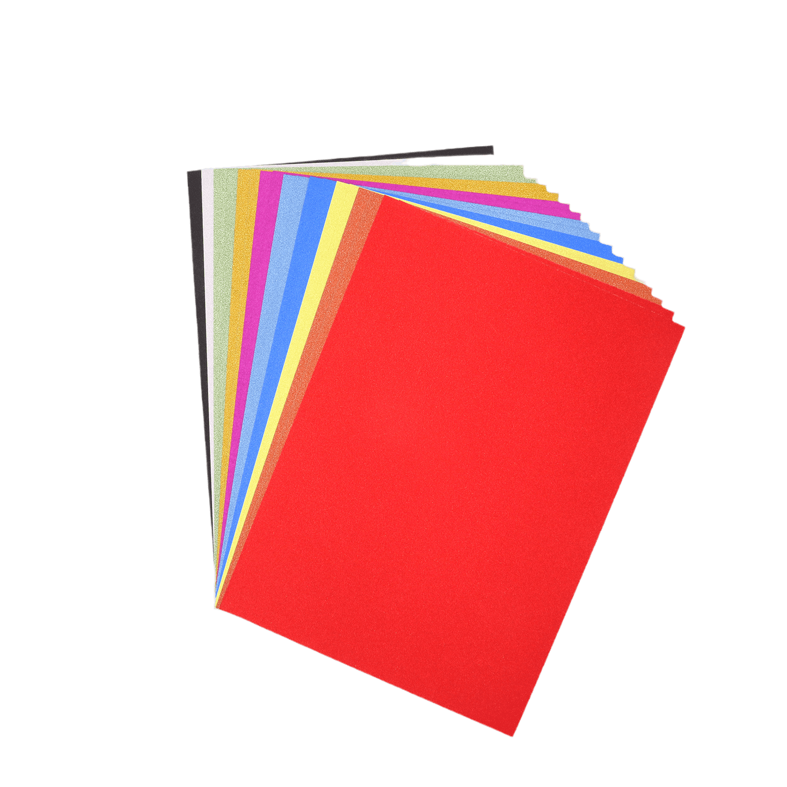 Multi Color Set Glitter Cardstock, A4 Size Sparkly Paper, Glitter Paper ...