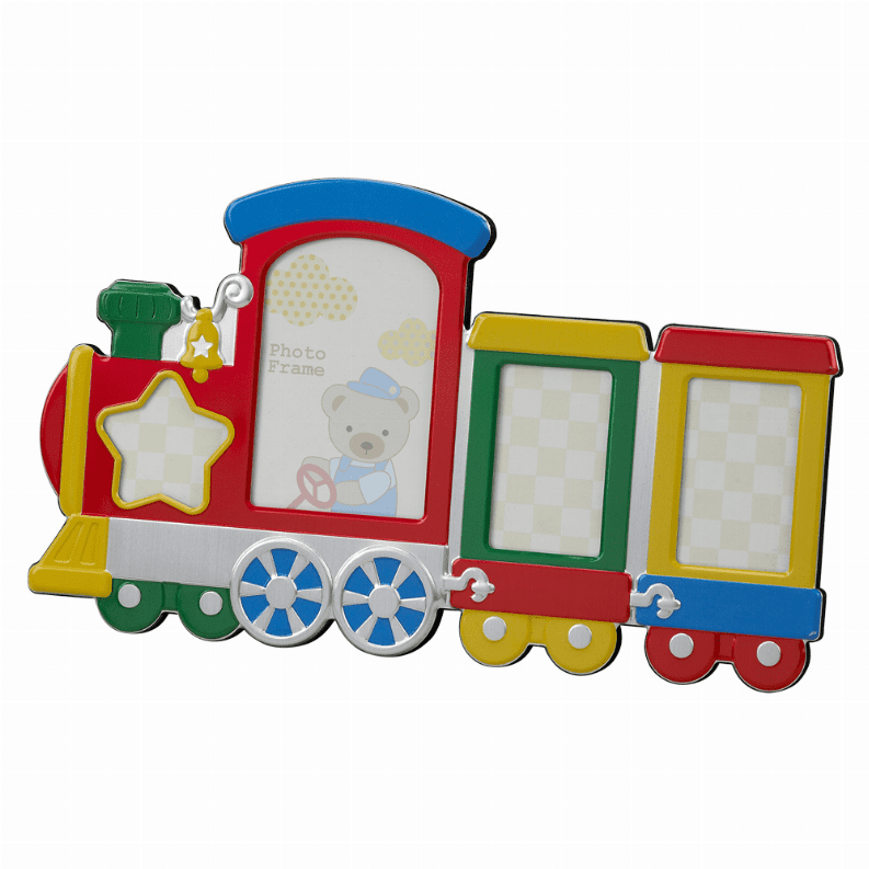 Multi Color Train Photo Frame Holds 4 - Walmart.com