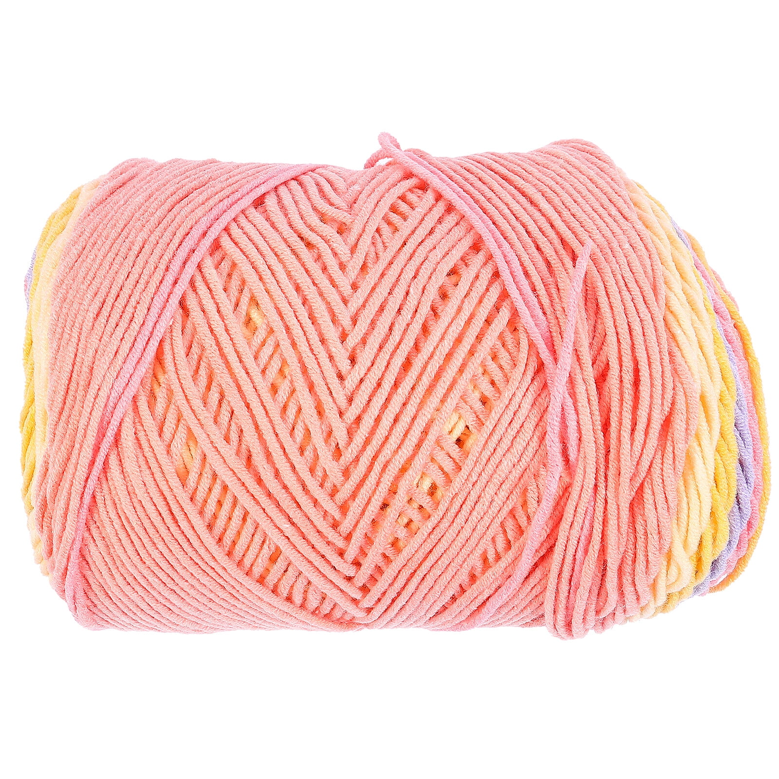 Multi-Colored Acrylic Gradient Cotton Yarn Roll for Knitting and Crafts ...