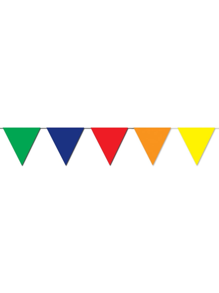 Multi-Colored Flag Pennant Streamer Party Celebration 120' Banner ...