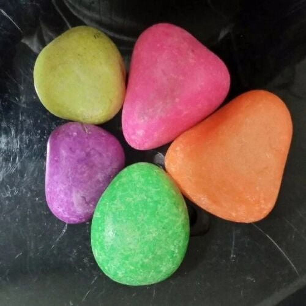 Multi Colored Medium Size Pebbles For Home Decor And­ Gardening 1 Kg ...