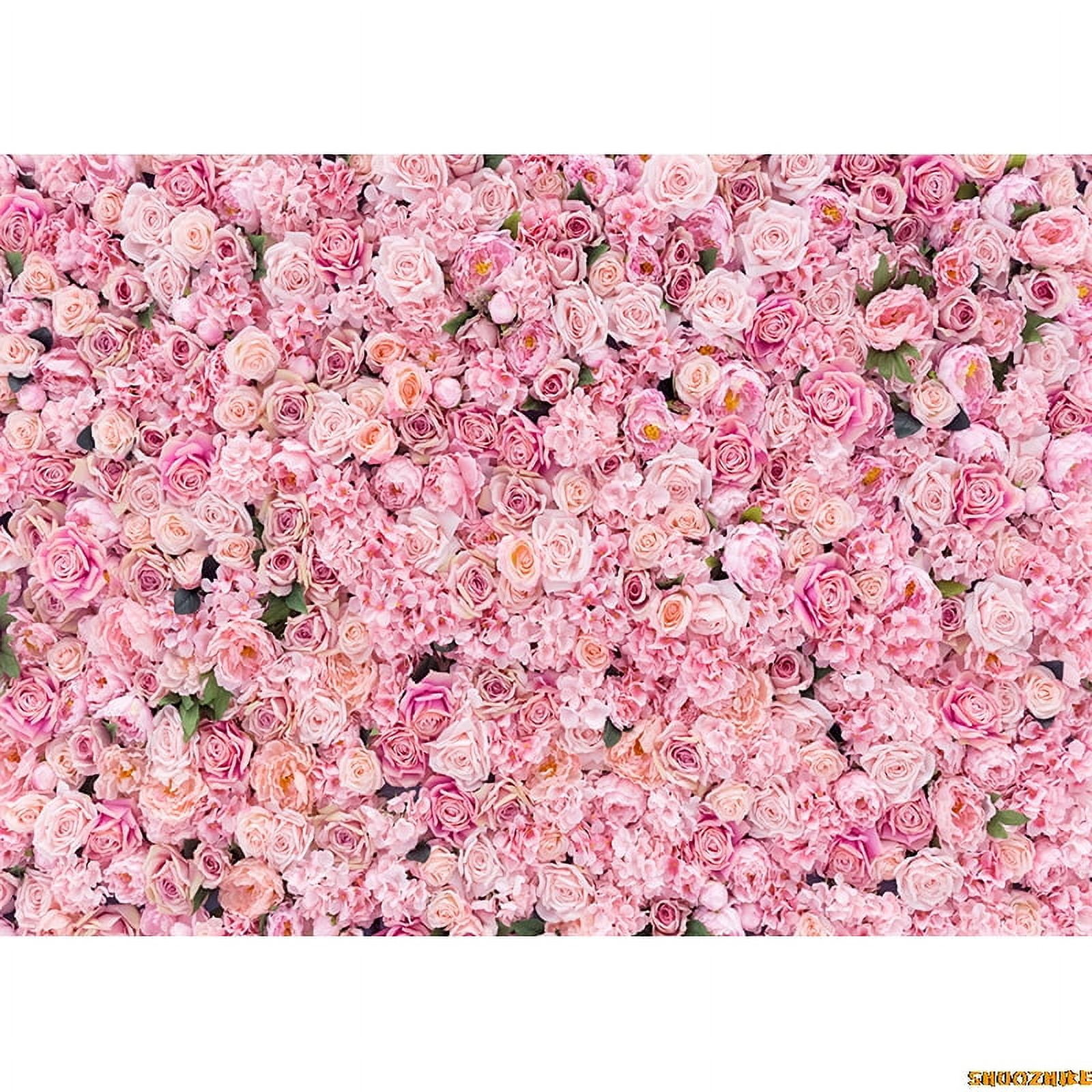 Multi Colors Pink Red Flowers Wall Photography Backdrops Valtine's Day ...
