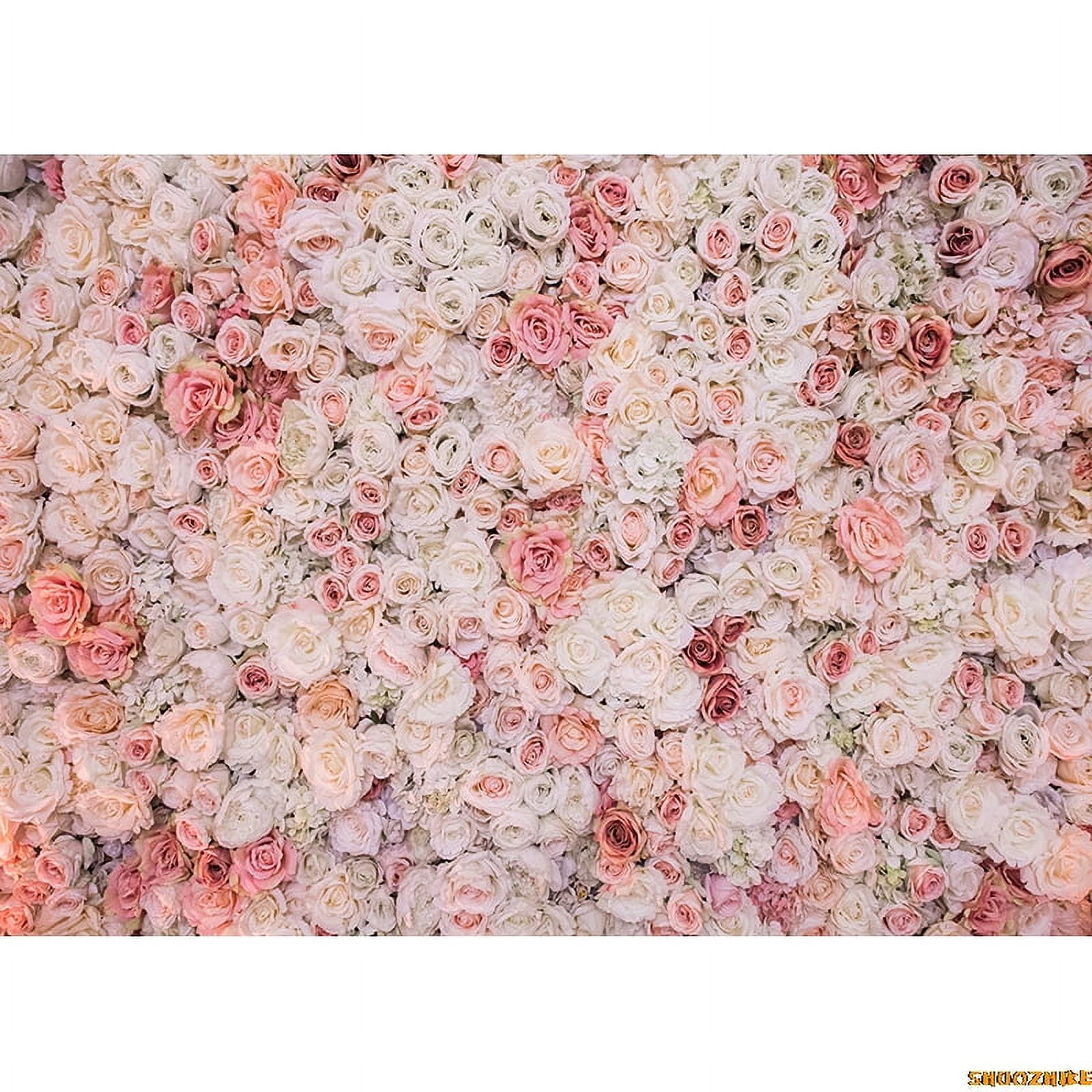 Multi Colors Pink Red Flowers Wall Photography Backdrops Valtine's Day ...