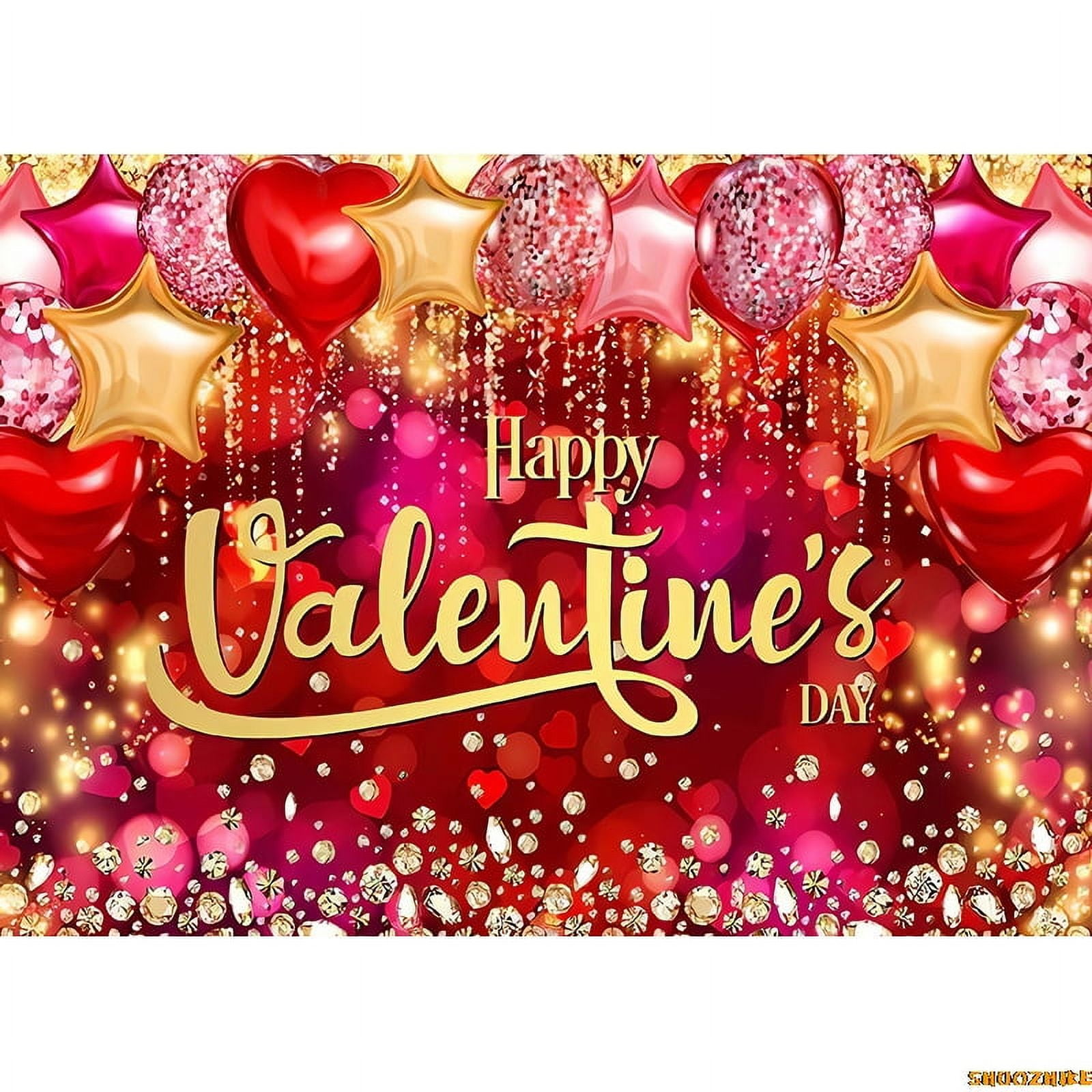 Multi Colors Pink Red Flowers Wall Photography Backdrops Valtine's Day ...