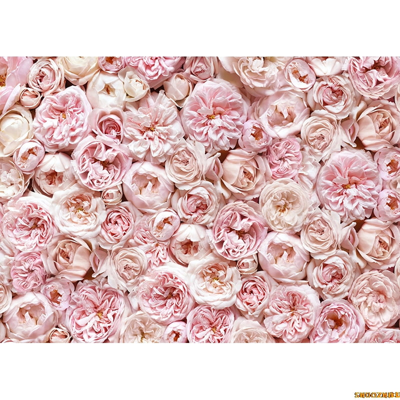 Multi Colors Pink Red Flowers Wall Photography Backdrops Valtine's Day ...