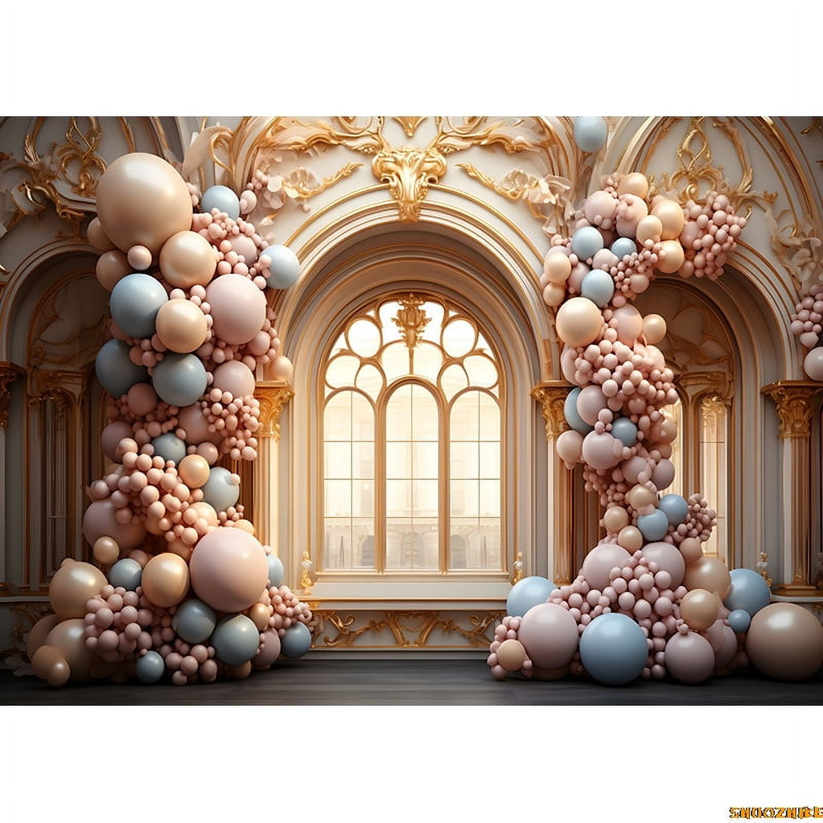 Multi Colors Pink Red Flowers Wall Photography Backdrops Valtine's Day ...