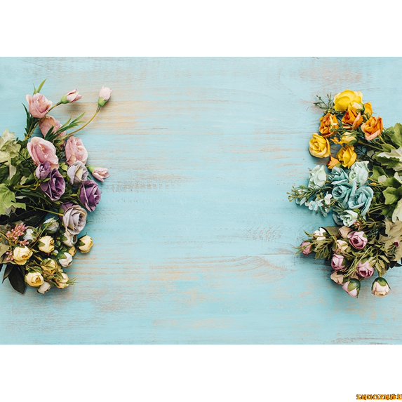 Multi Colors Pink Red Flowers Wall Photography Backdrops Valtine's Day ...