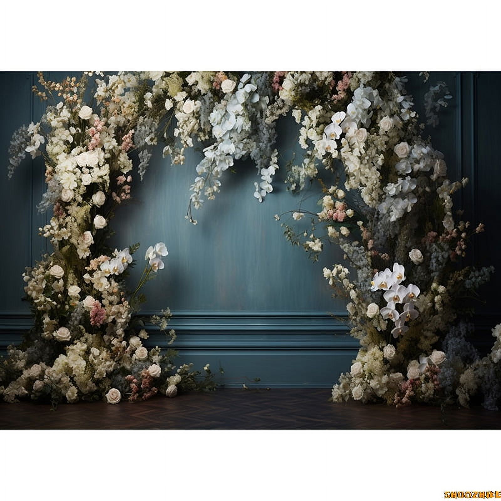 Multi Colors Pink Red Flowers Wall Photography Backdrops Valtine's Day ...
