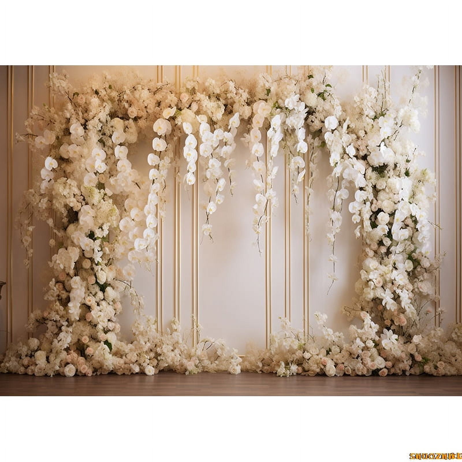 Multi Colors Pink Red Flowers Wall Photography Backdrops Valtine's Day ...