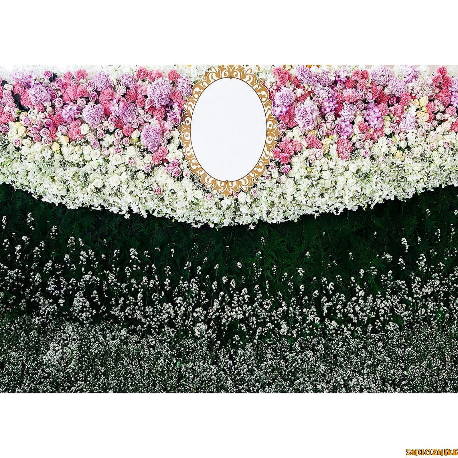 Multi Colors Pink Red Yellow Flowers Wall Photography Backdrops Valtine ...