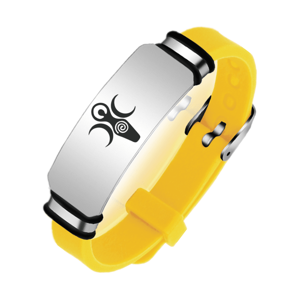 Multi Colors Wicca Lunar Mystic Witch Symbol Silicone Bracelet for ...