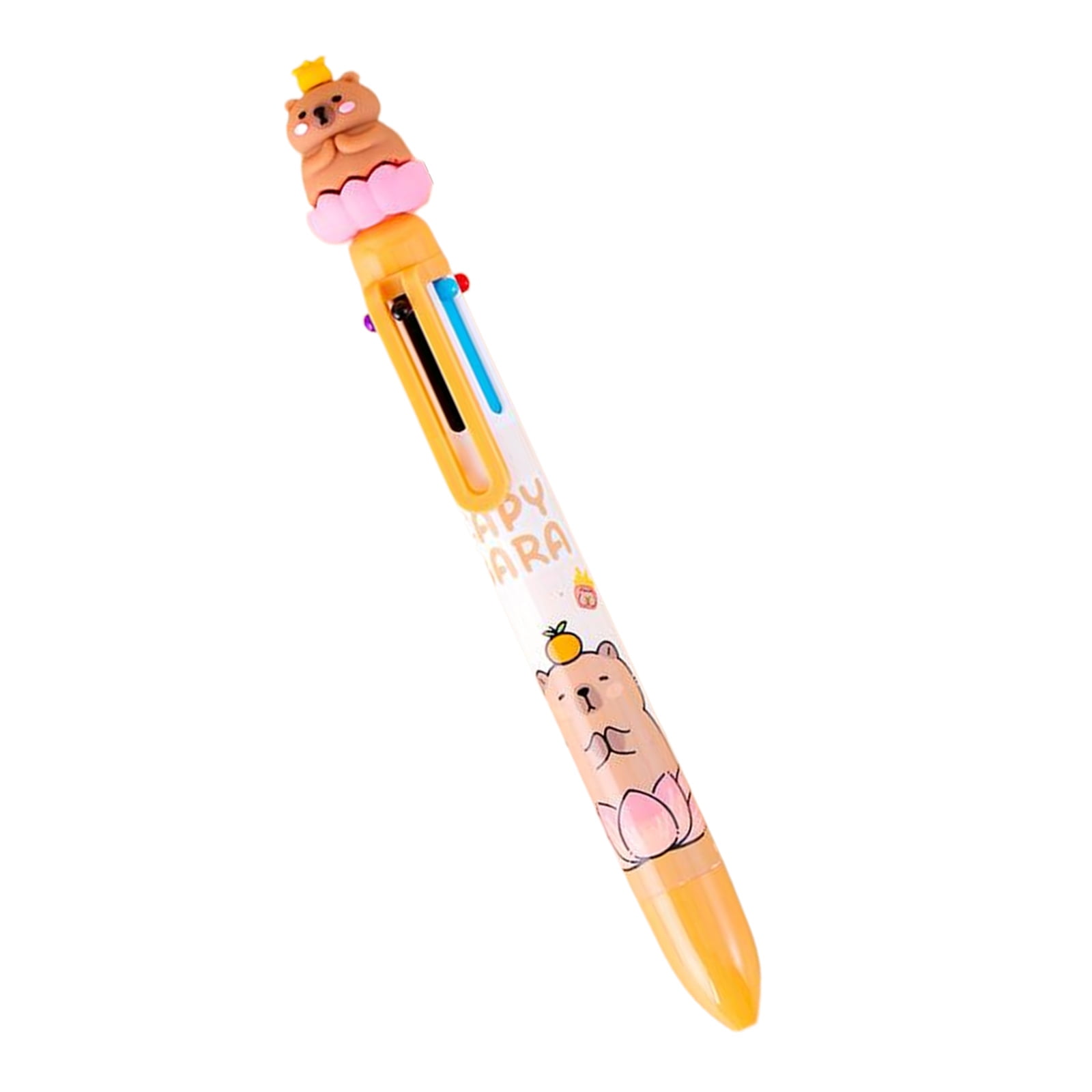 Multi Colour Pen for Home Office Classroom, 6 in 1 Color Ballpoint Pen ...