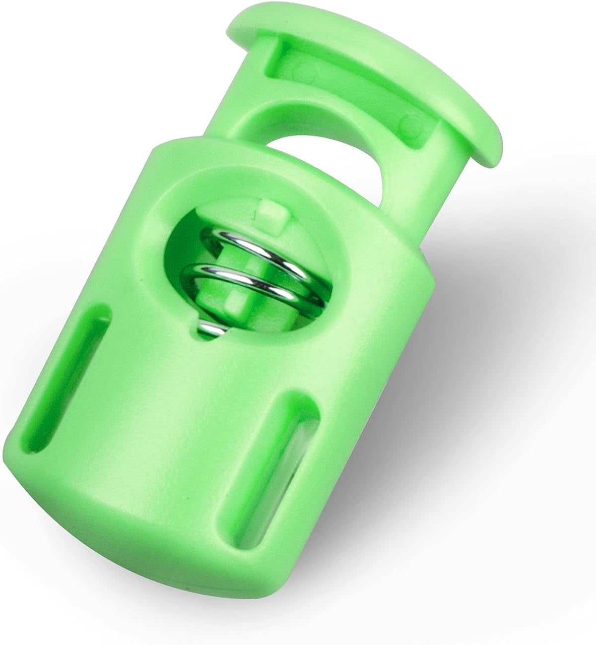 Multi Colour Plastic Cord Locks End Spring Stop Toggle Stoppers