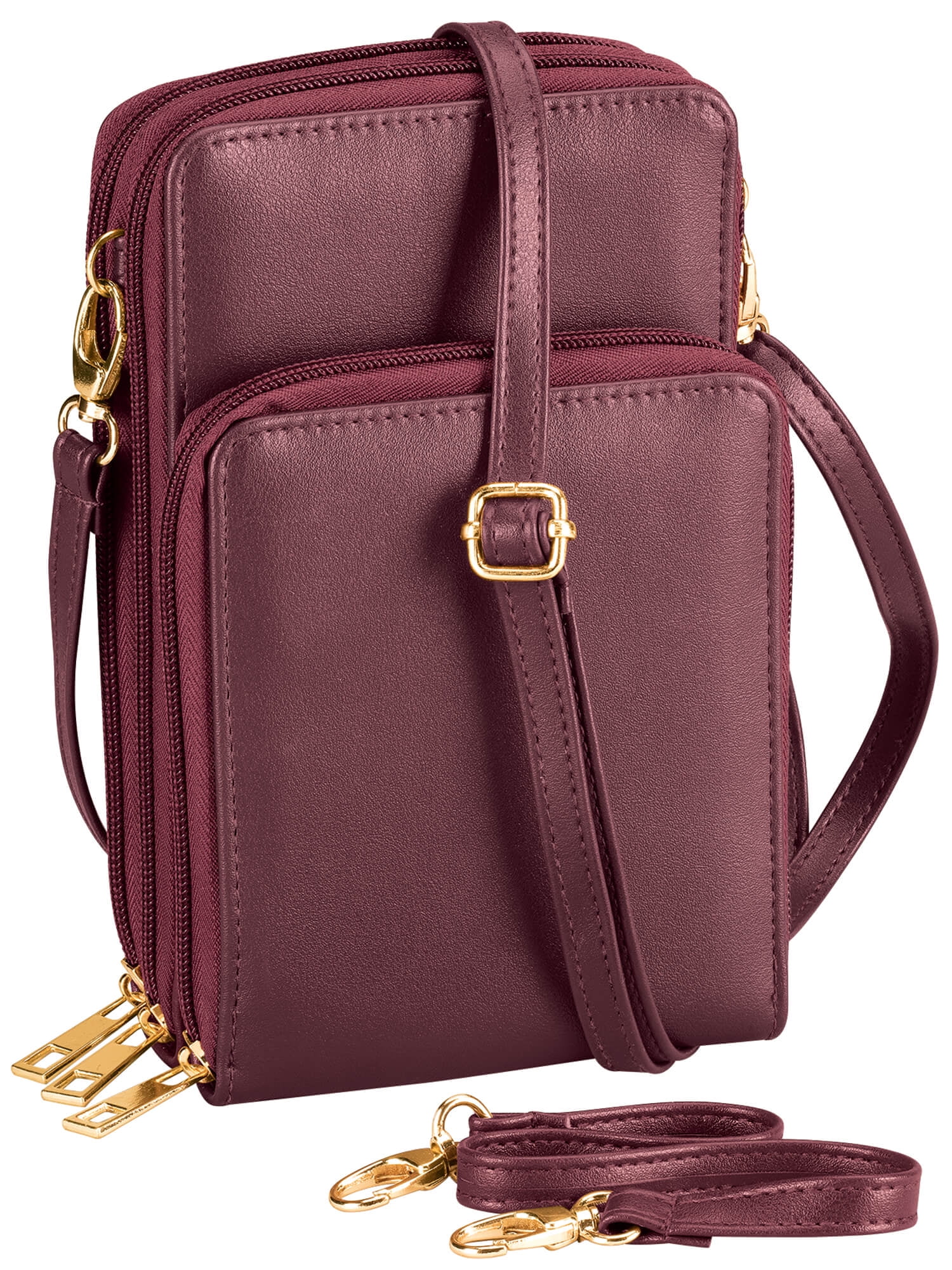 Multi-Comparent Cellphone Purse with Touch Screen - Walmart.com