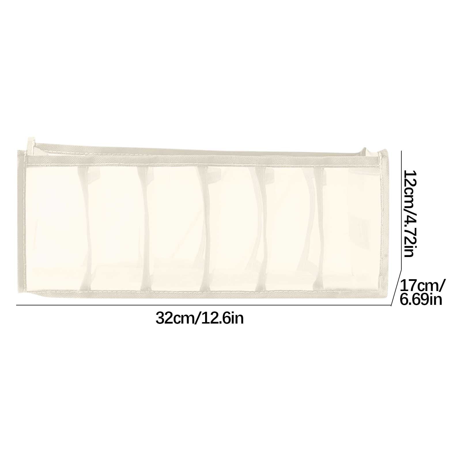 Multi-Compartment Nylon Drawer Organizer Adjustable Wardrobe Storage ...