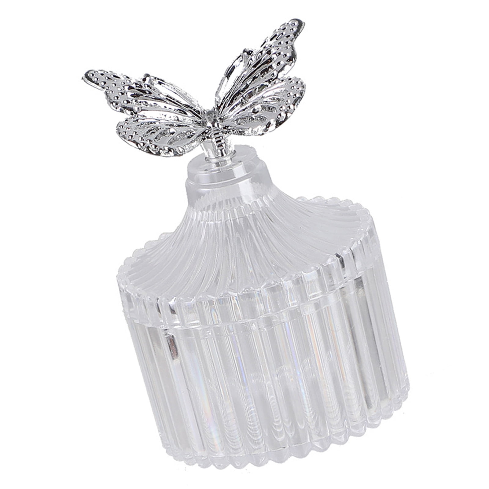 Multi Compartment Plastic Treat Bowl With Butterfly Embellishments For ...
