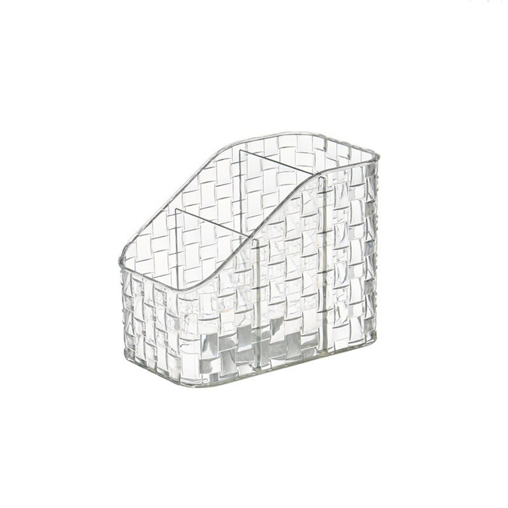 Multi Compartments Desk Pencil Organizers 3 Slot Makeup Brush Storage ...