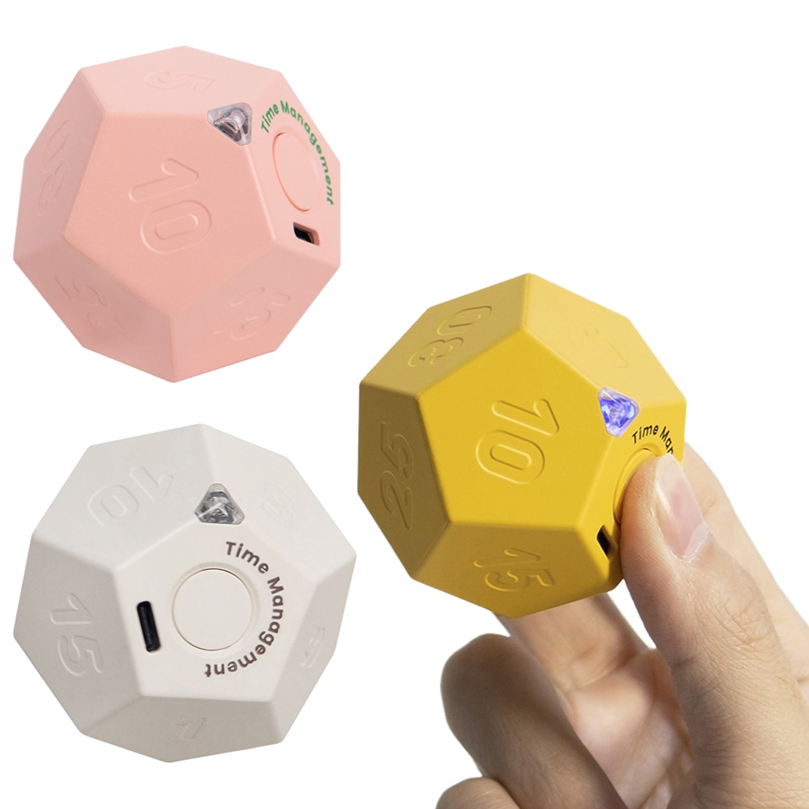 Multi Cube Timer Portable 1/3/5/10/15/20/25/30/45/60/90 Minutes Setting ...