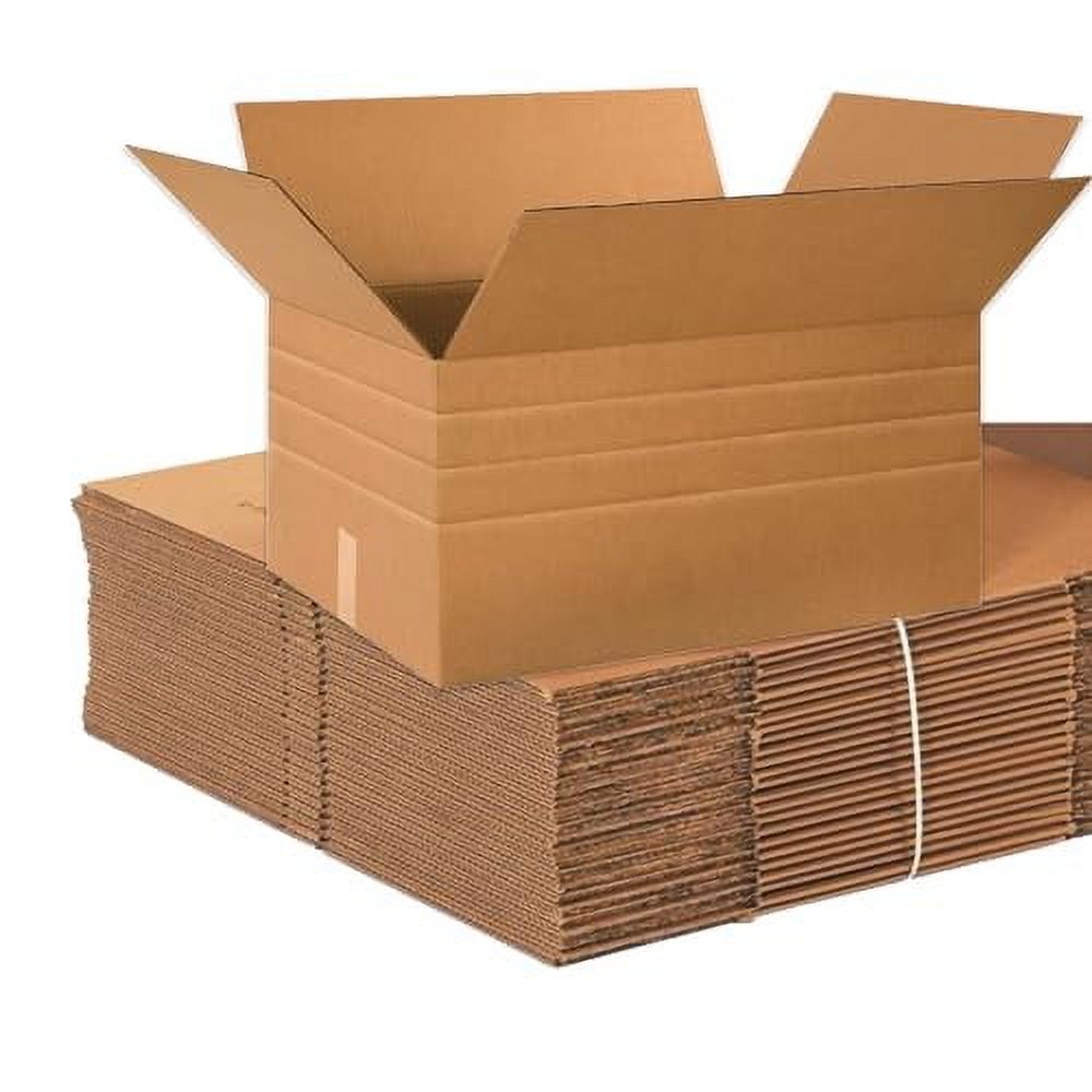 Multi-Depth 24" x 18" x 12" Single Wall Cardboard Boxes (10-Pack ...