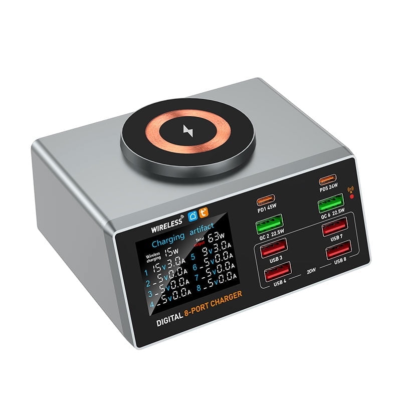 Multi-Device Charging Station, Remote WiFi Management Colour Monitor ...