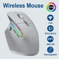 Multi-Device Wireless Mouse Bluetooth 5.0 & 3.0 Mouse 2.4G Wireless ...