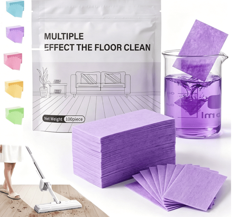 Multi‑Effect Floor Cleaning Sheets, Dissolvable Mop Refills ...