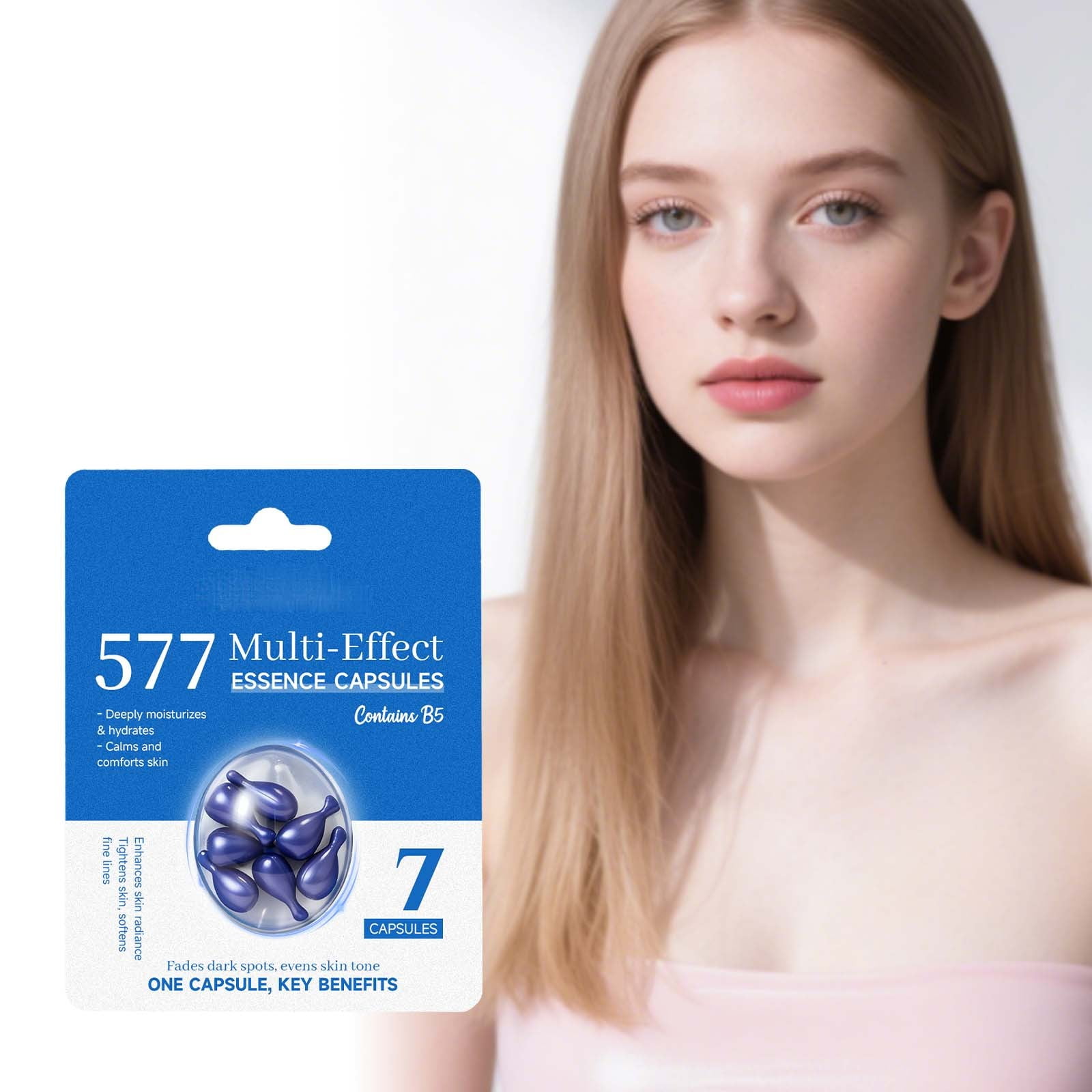 Multi-Effect Milk Capsule Serum for Hydration & Brightening, Portable ...