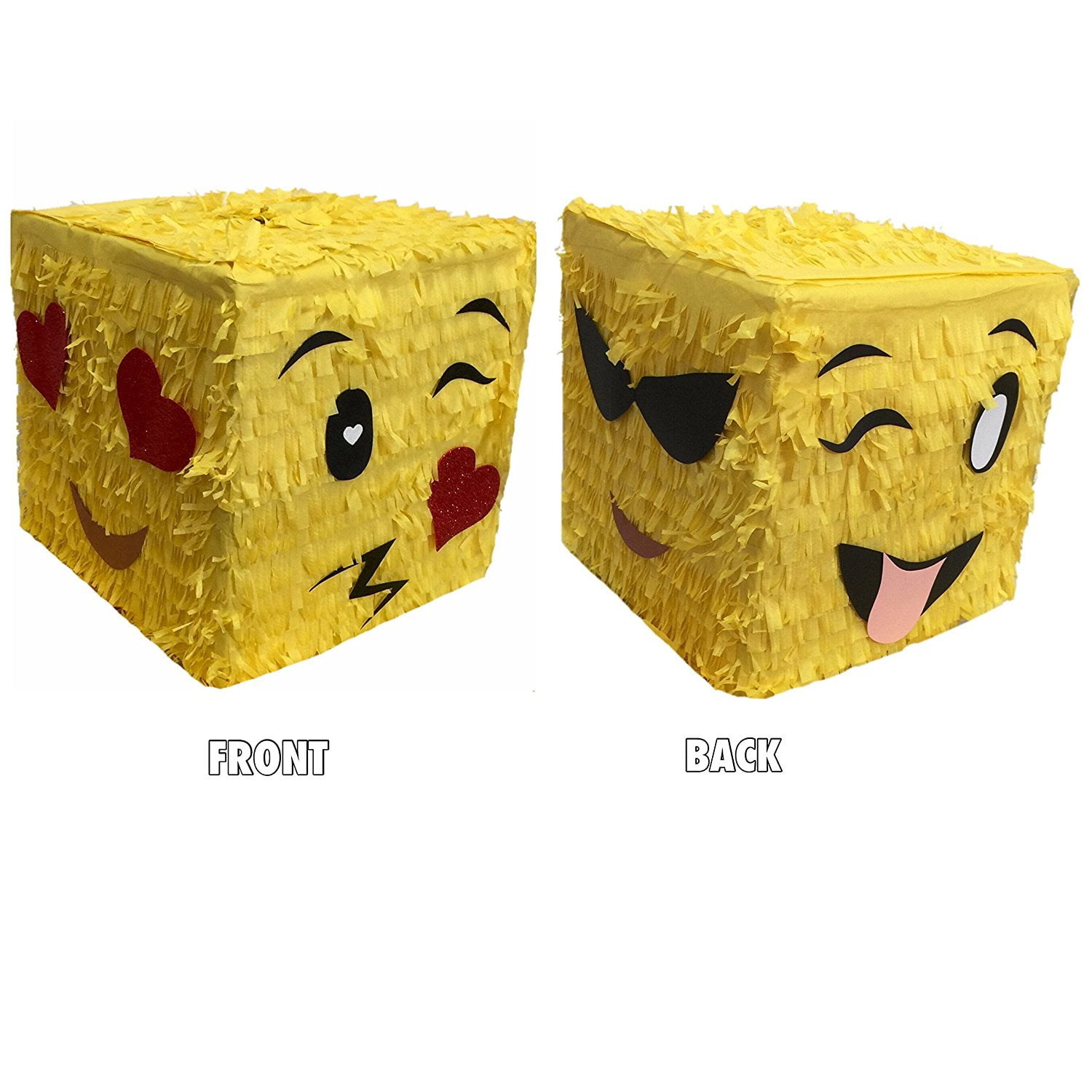 Multi-Emoticon Pinata Cube Shape - Walmart.com